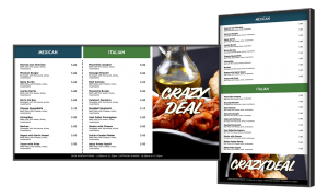 Leading Digital Menu Boards for Pizza Shops
