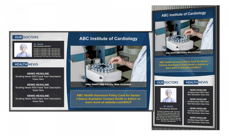 Digital Signage for Clinics