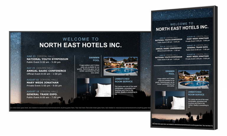 Hotel Digital Signage