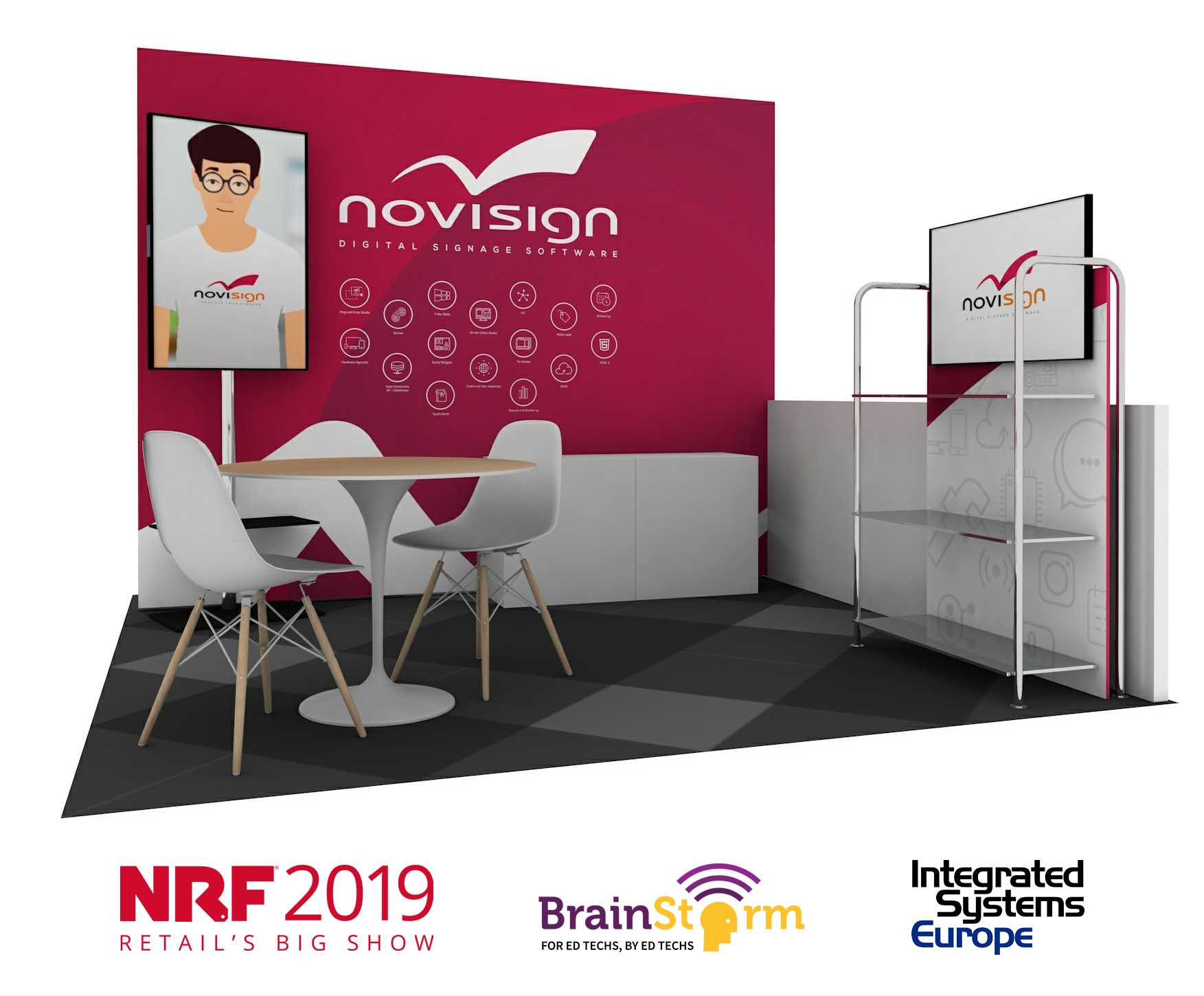 Cooperation between Distec and NoviSign for digital signage