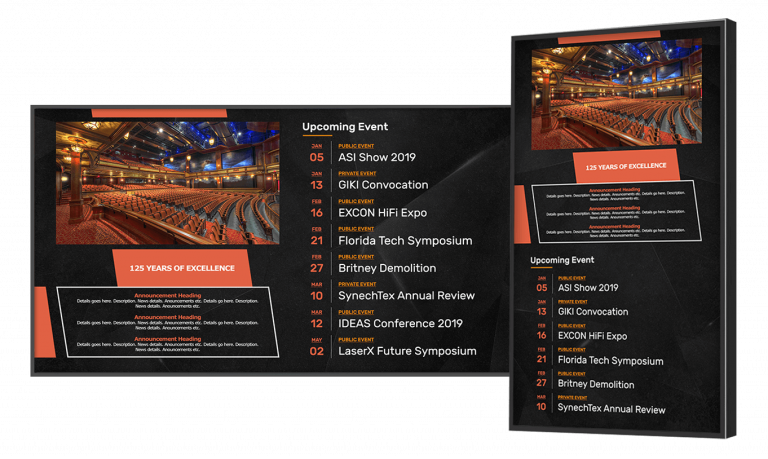 Digital Signage for Convention Centers