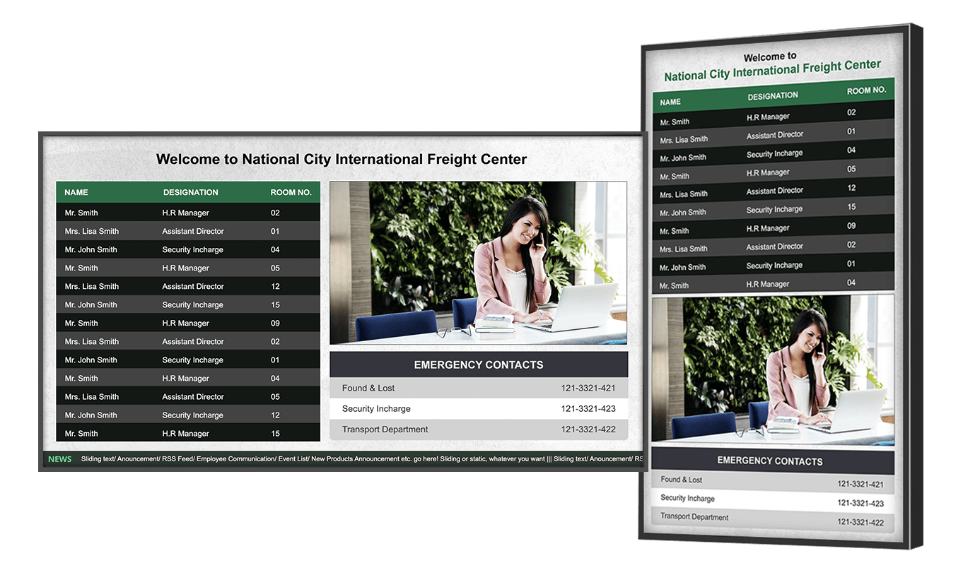 Digital Signage Templates for Corporate Communications