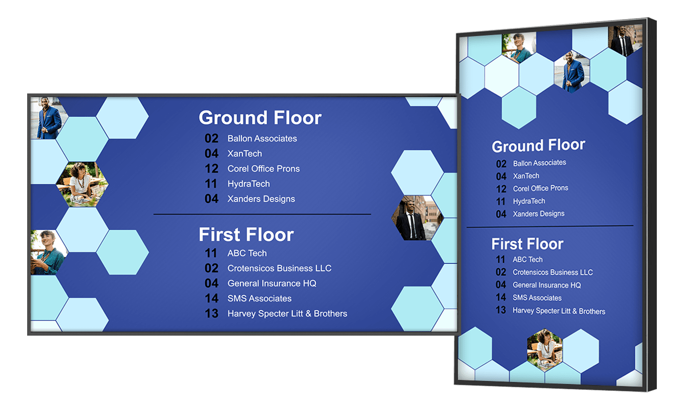 Digital Signage Templates for Corporate Communications