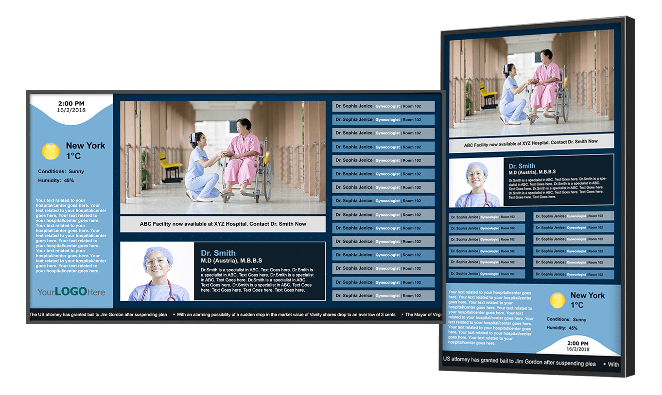Templates for Hospital Signage
