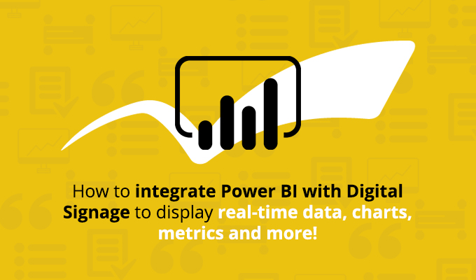 How to integrate Power BI with NoviSign for displaying real-time data ... How to integrate Power BI with NoviSign for displaying real-time data ...