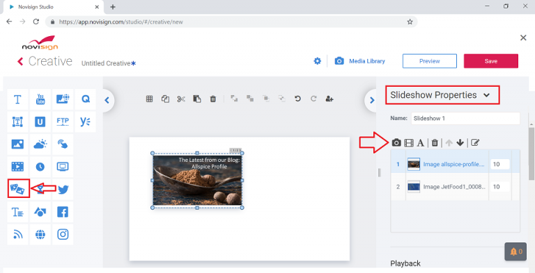 How to set up a slide show for digital signage - easy and effective
