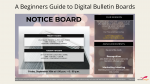 Digital Bulletin Boards Guide