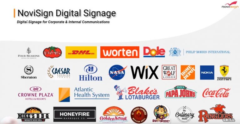 NoviSign Digital Signage Demos