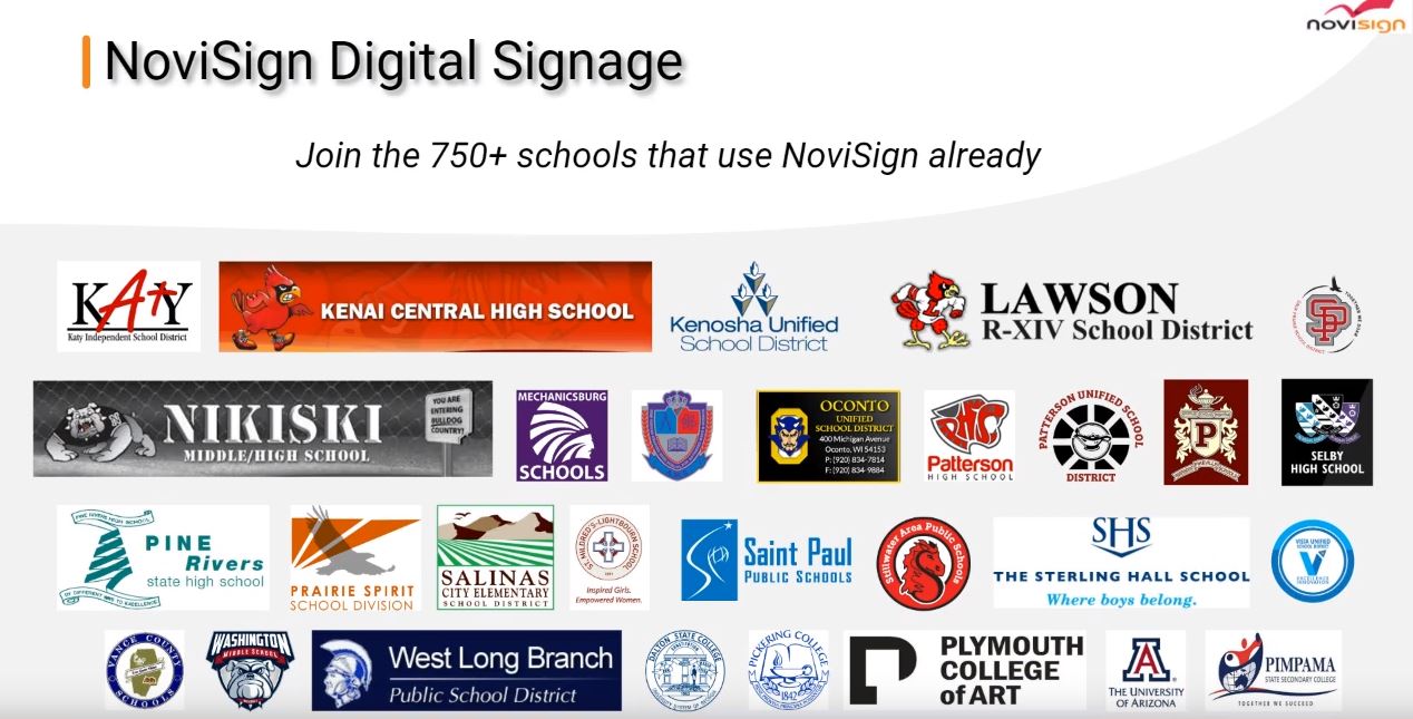NoviSign Digital Signage Demos