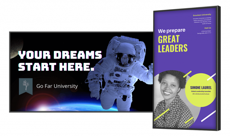 Digital Signage for Universities and Colleges
