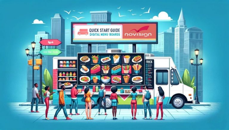 Quick-start guide to food truck digital menu boards