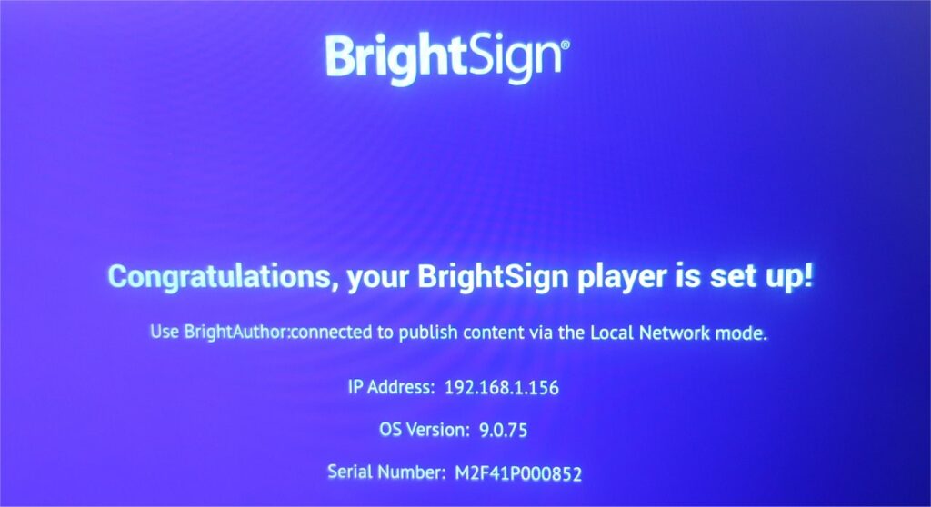 How to Set Up a BrightSign Player